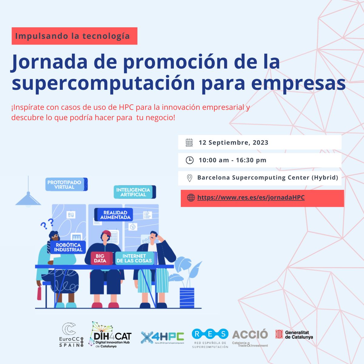 Jornada de promoción para la supercomputación para empresas - X4HPC